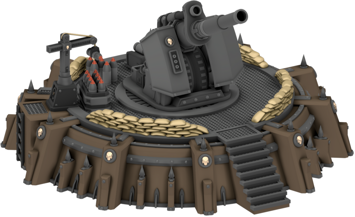 Grimdark Earthshaker Platform - Right3D